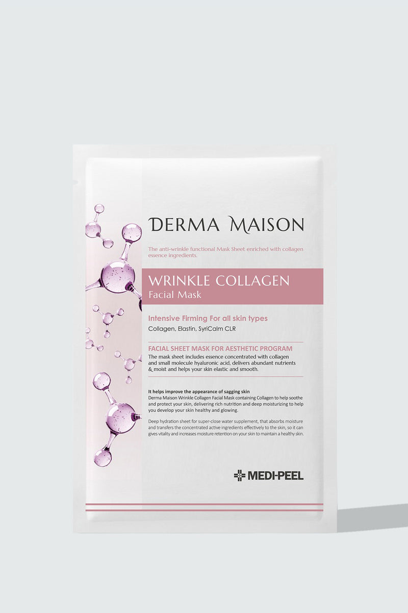 Buy Wrinkle Collagen Facial Mask - 23ml x 1ea - DERMA MAISON - MEDI ...